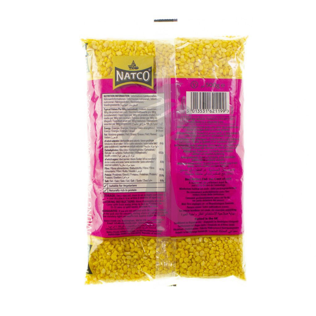 Natco Mung Dal Yellow 500g • Hallans