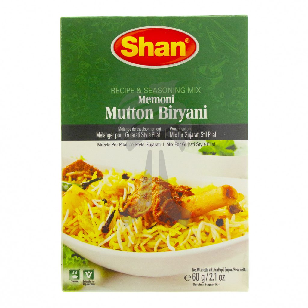Shan Memoni Mutton Biryani Mix 60g • Hallans