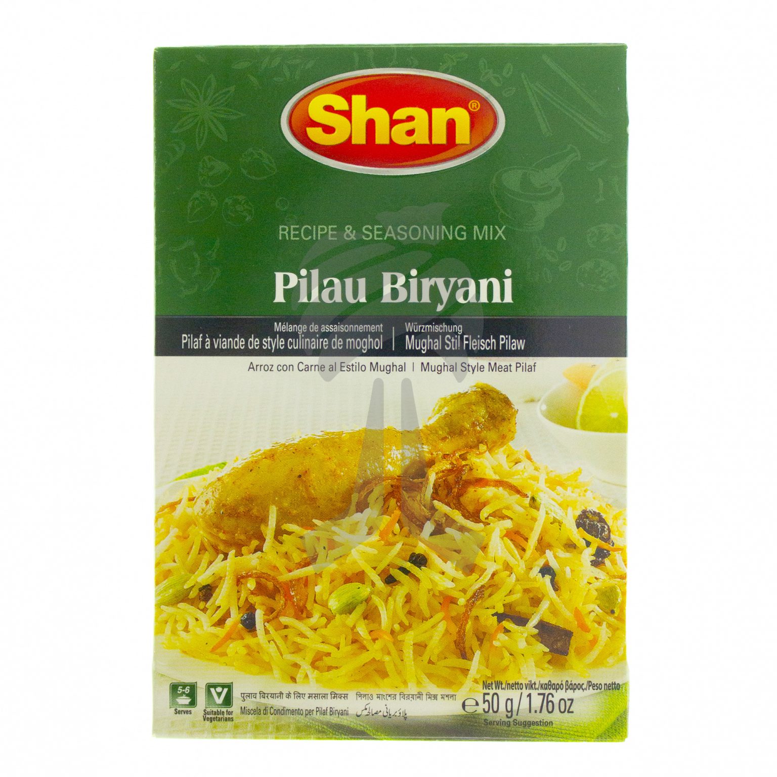 Shan Pilau Biryani Mix 50g • Hallans