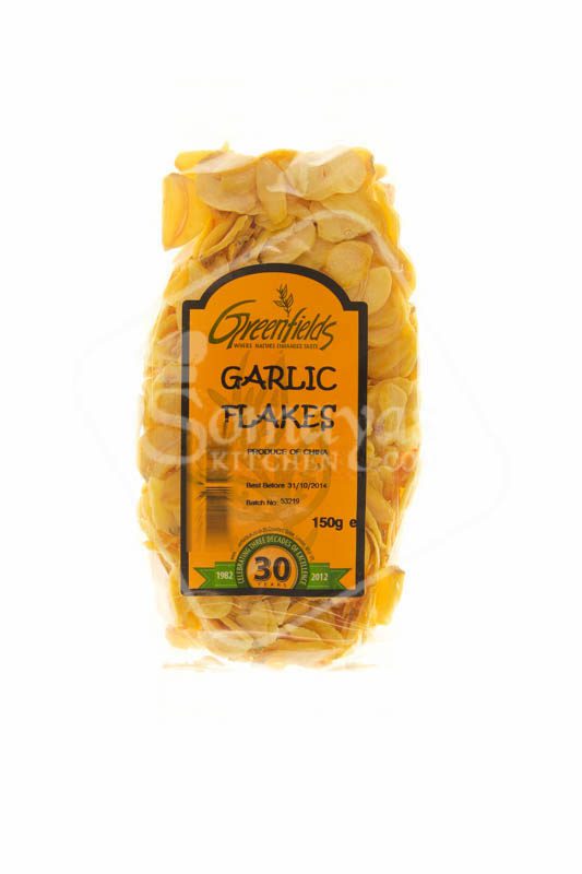 Greenfields Garlic Flakes 150g • Hallans