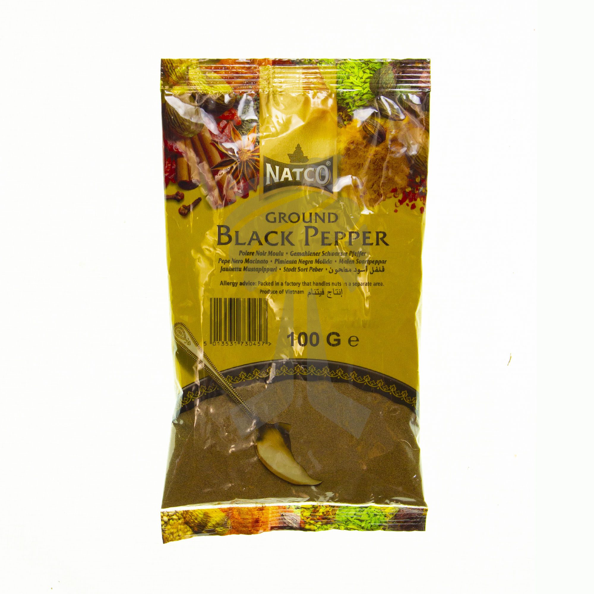 Natco Black Pepper Ground 100g • Hallans