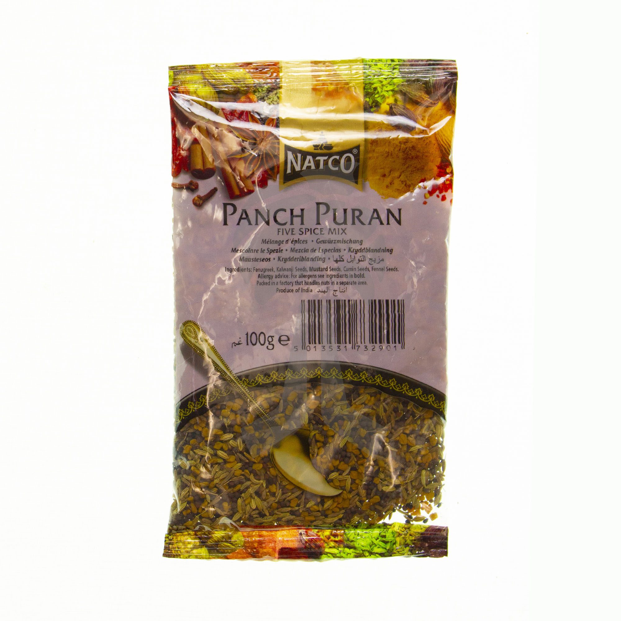 Natco Panch Puran Five Spice Mix 100g • Hallans