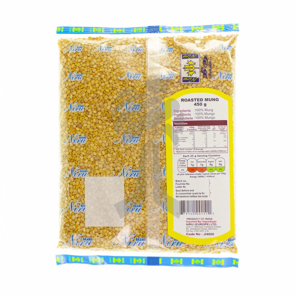 Niru Mung Roasted 450g • Hallans