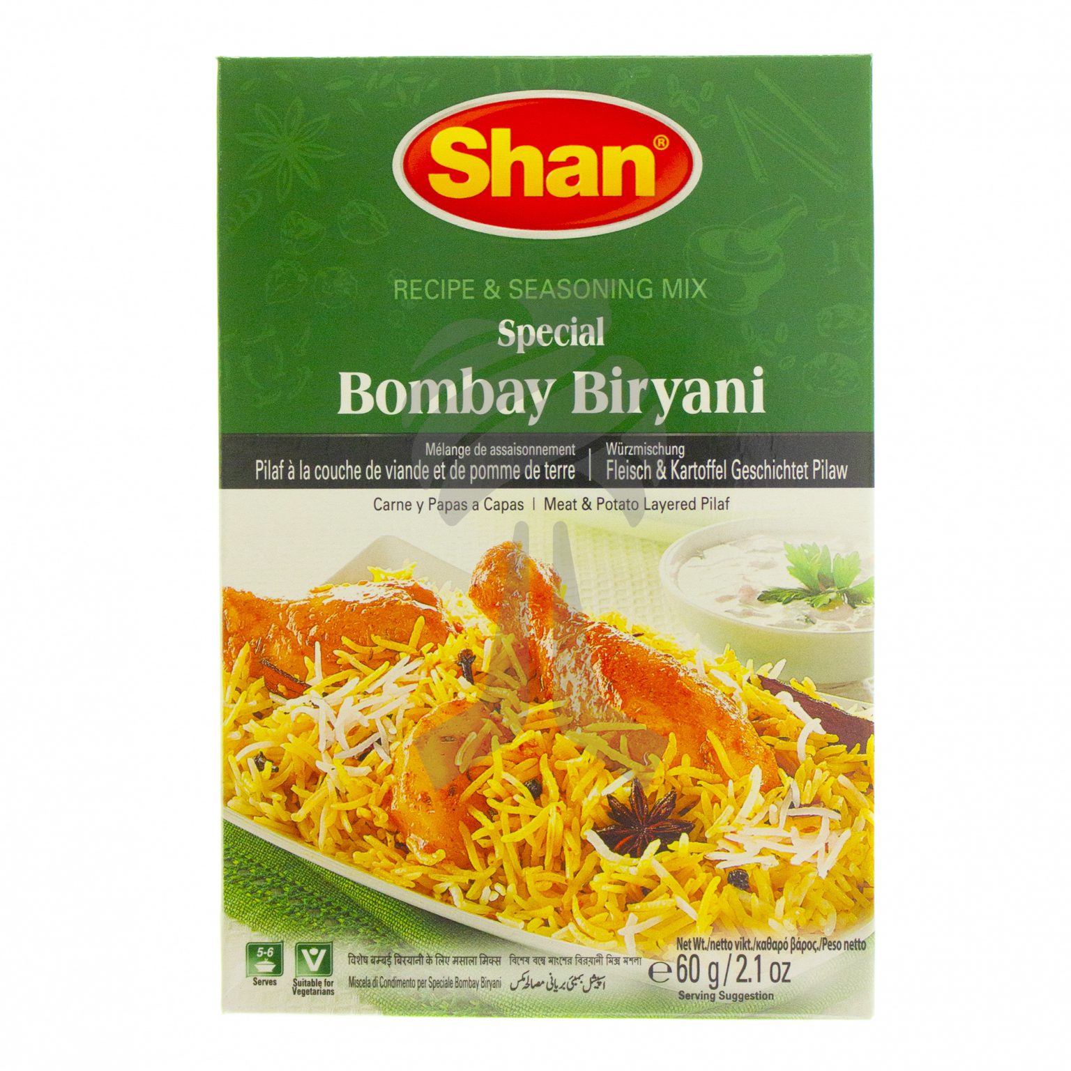 Shan Special Bombay Biryani Mix 60g • Hallans