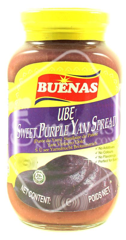 Buenas Ube Sweet Purple Yam Spread 340g • Hallans