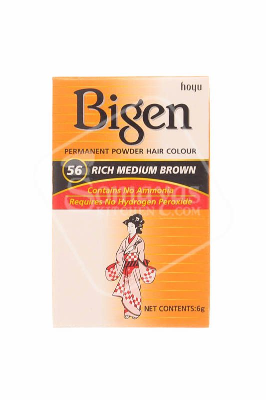 Bigen 56 Rich Medium Brown 6g • Hallans