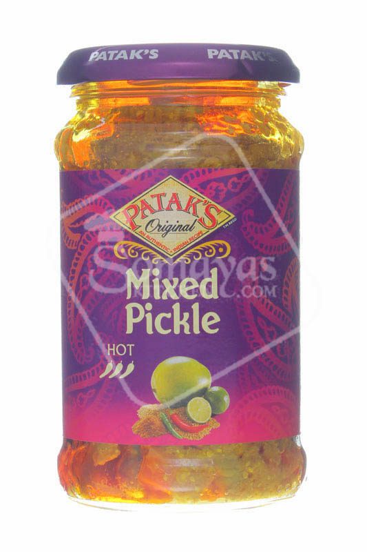 Patak's Mixed Pickle Hot 283g • Hallans