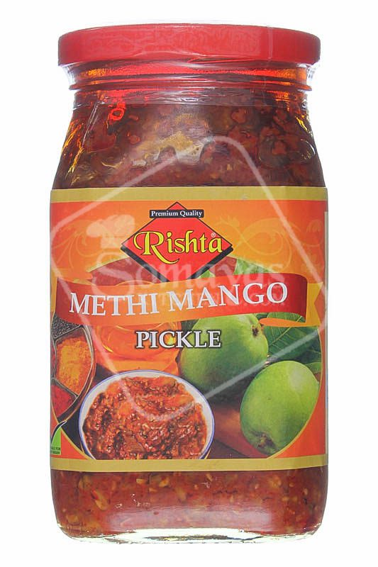 Rishta Methi Mango Pickle 400g • Hallans