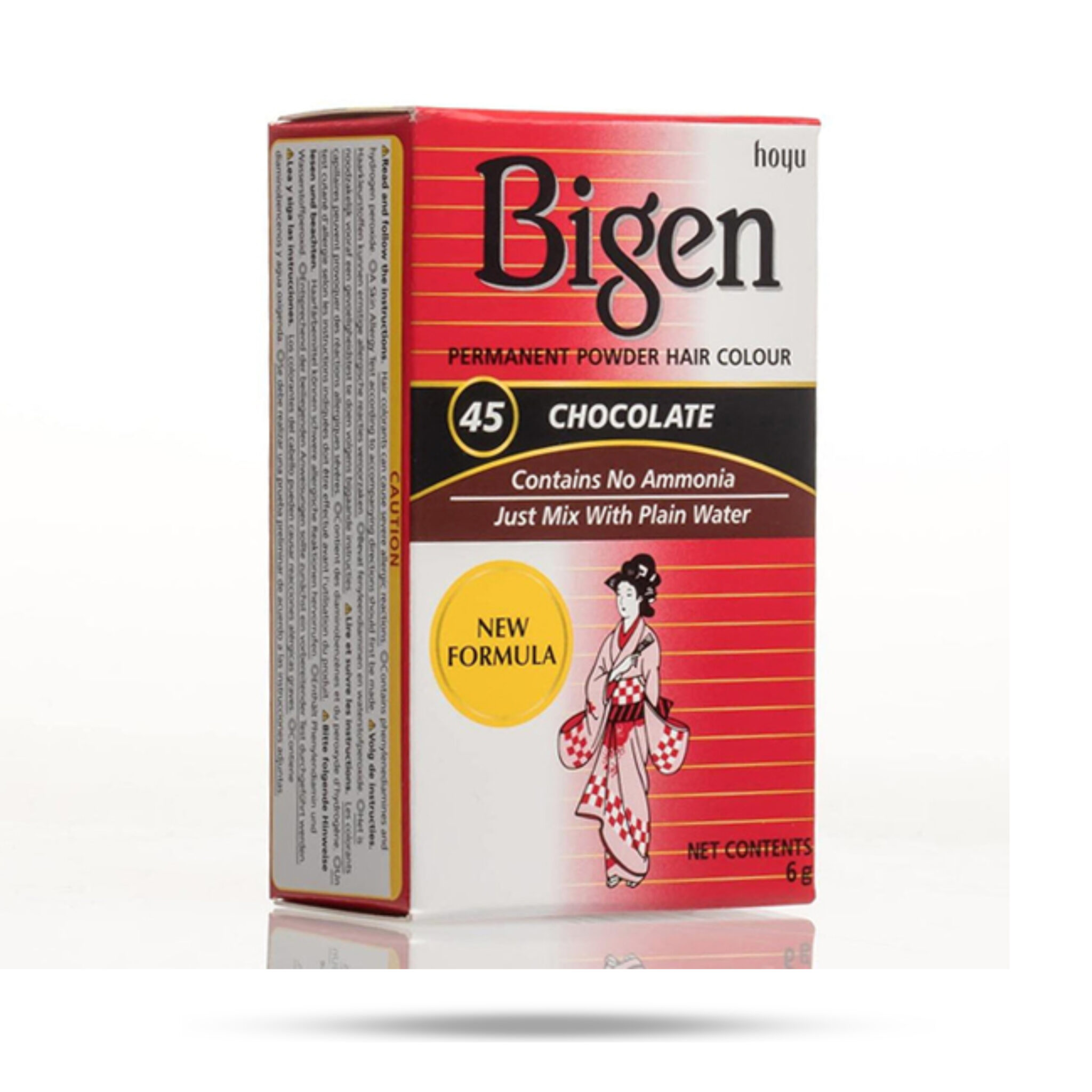 Bigen 45 Chocolate Hair Dye 6g • Hallans