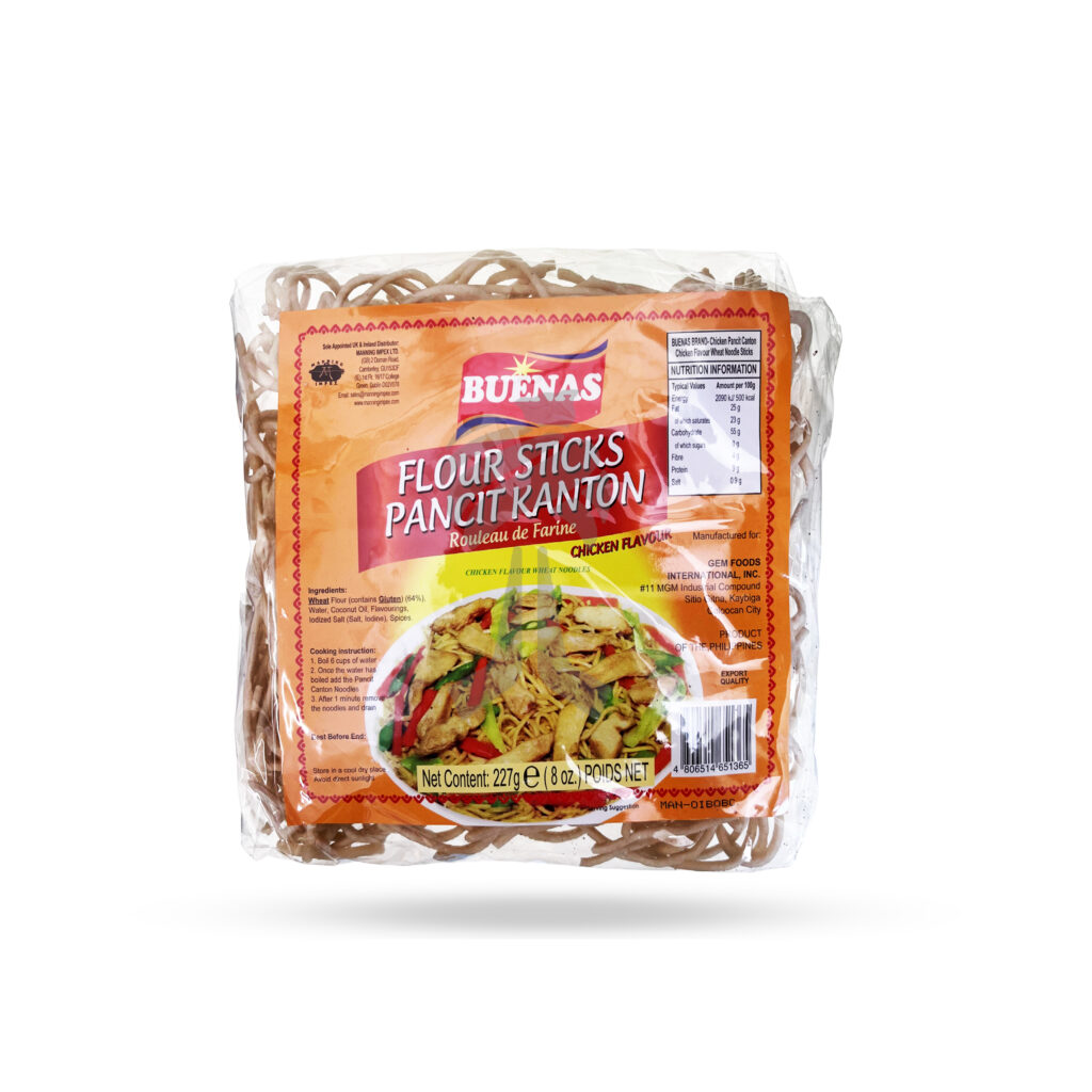 Buenas Flour Sticks Pancit Canton 227g • Hallans