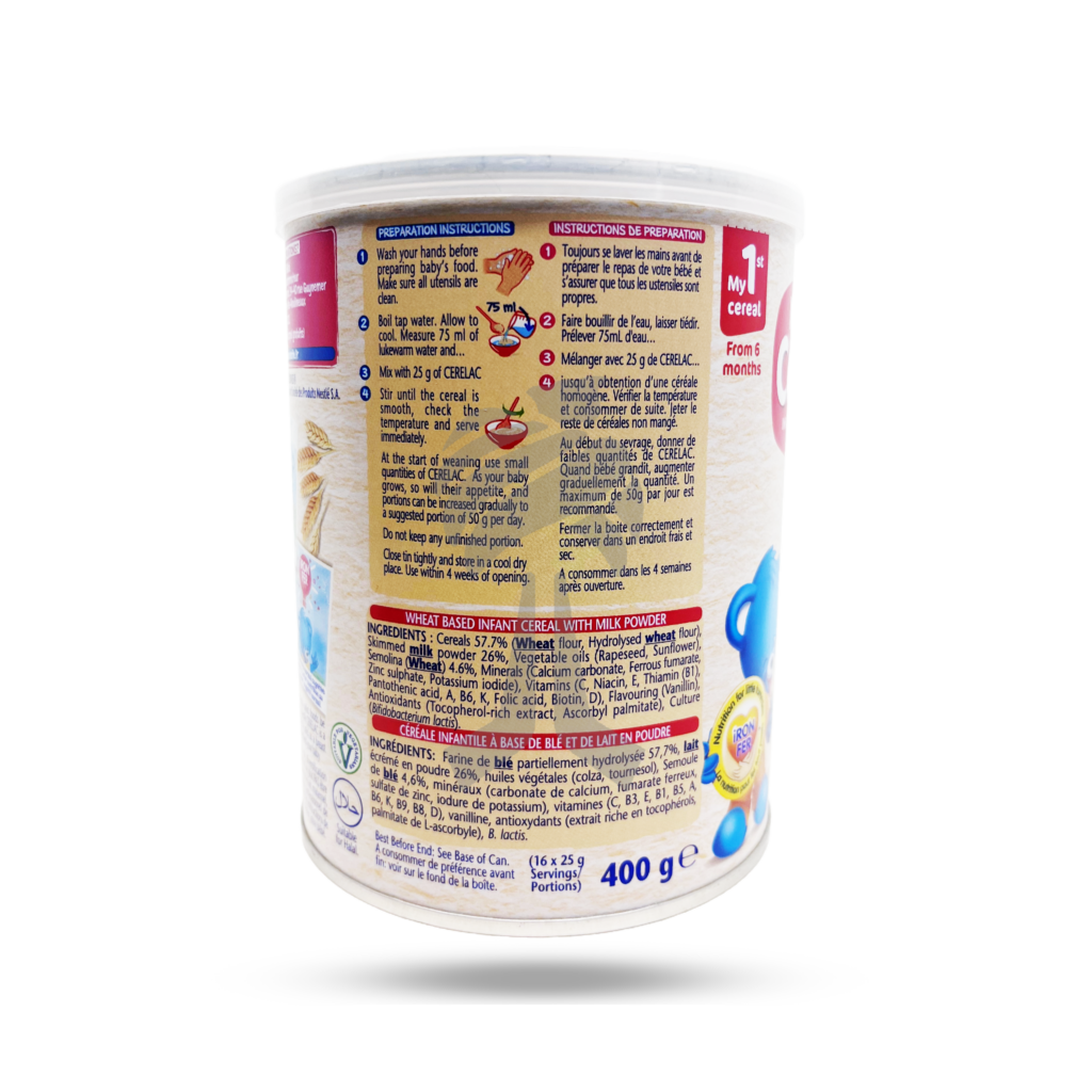 Nestle Cerelac Wheat with Milk 400g • Hallans