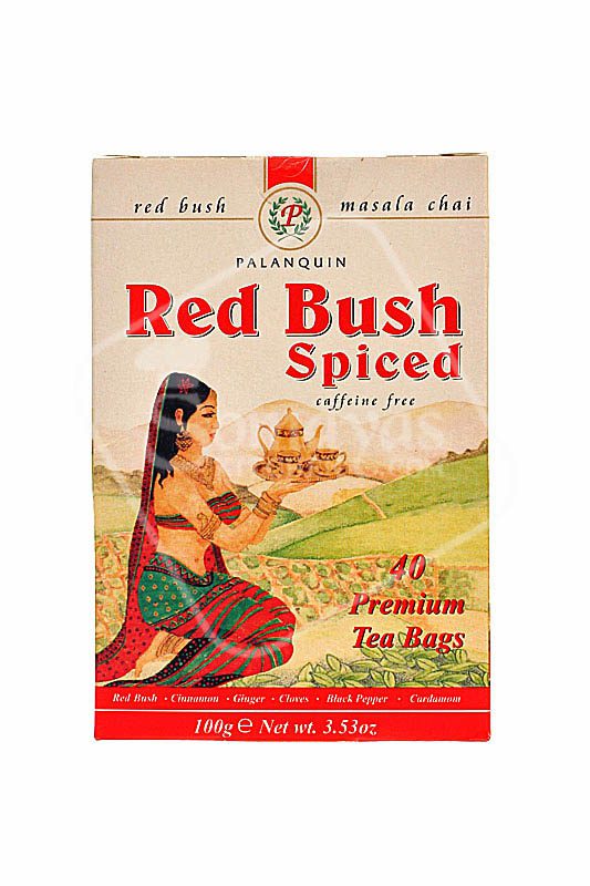 Palanquin Red Bush Spiced Caffeine Free Tea • Hallans