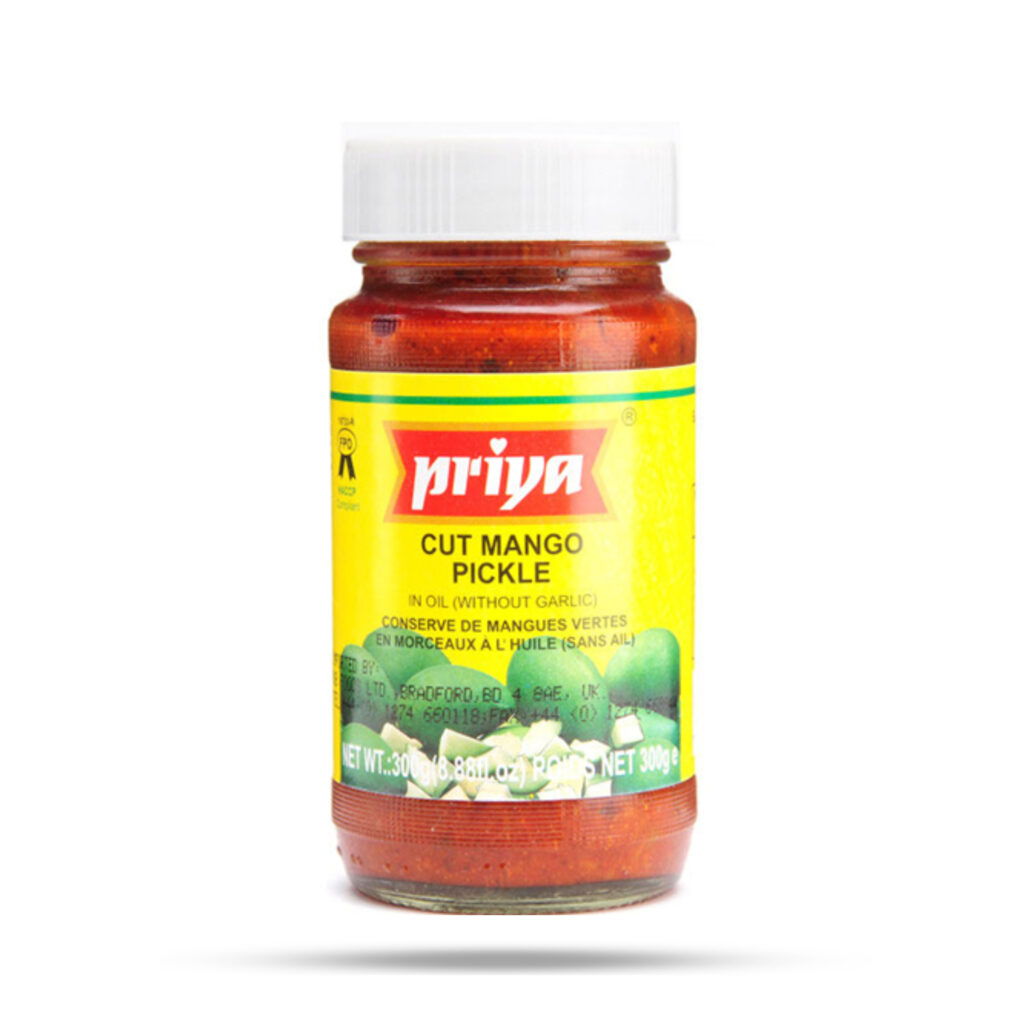 Priya Cut Mango Pickle 300g • Hallans