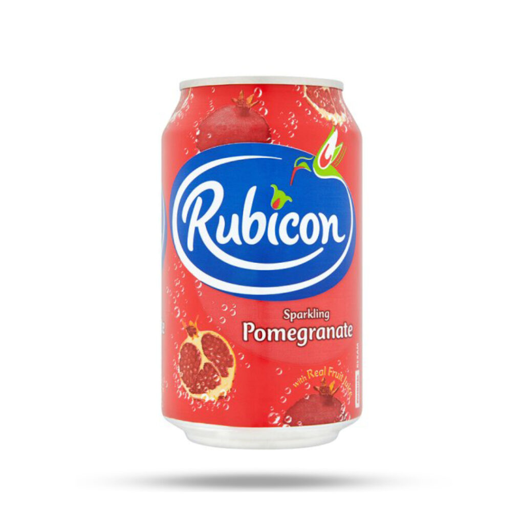 Rubicon Pomegranate Sparkling Fruit Juice Drink Can • Hallans