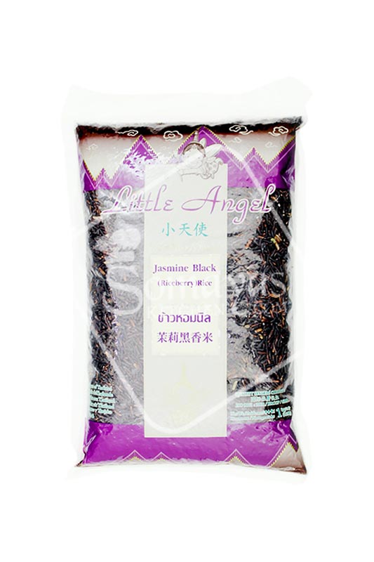Little Angel Jasmine Black Rice 1kg • Hallans