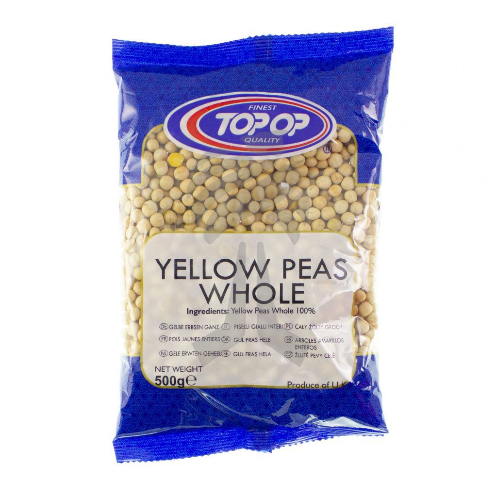 Top-Op Yellow Peas Whole 500g • Hallans