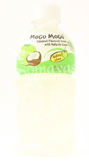 Mogu Mogu Coconut Flavored Drink With Nata De Coco 320ml • Hallans