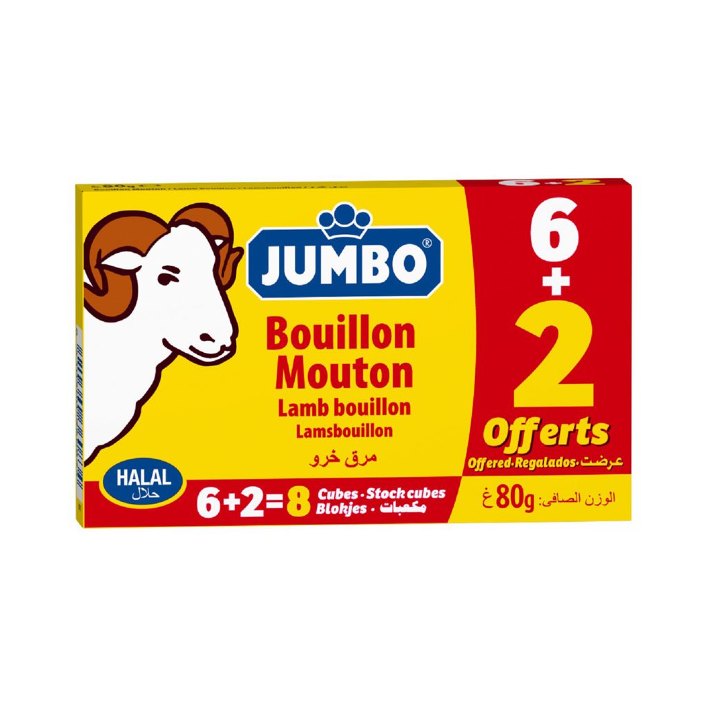 Jumbo Bouillon Mouton Stock 80g • Hallans
