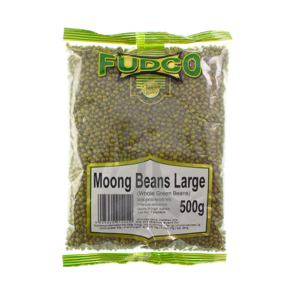 Fudco Moong Beans Large 500g • Hallans