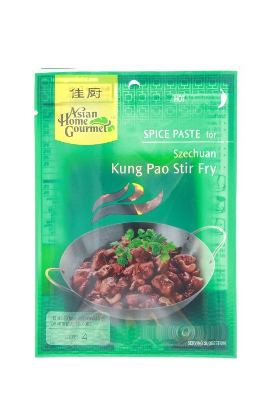 Asian Home Gourmet Szechuan Kung Pao Stir Fry Paste 50g • Hallans