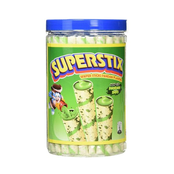 Superstix Pandan Flavour Wafer Sticks 335.5g • Hallans
