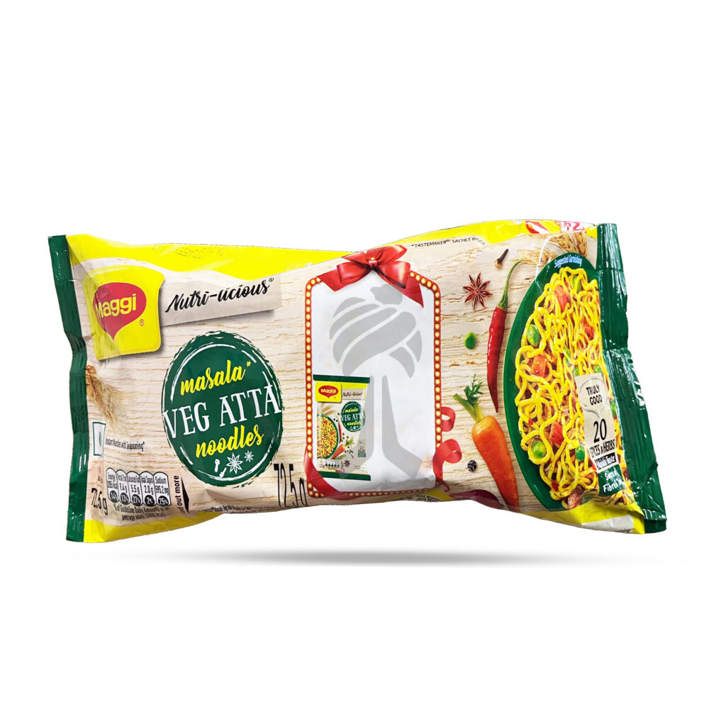 Maggi Masala Veg Atta Noodles 290g • Hallans