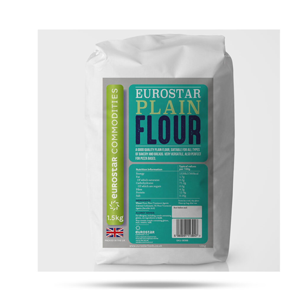 Eurostar Plain Flour 1.5kg • Hallans