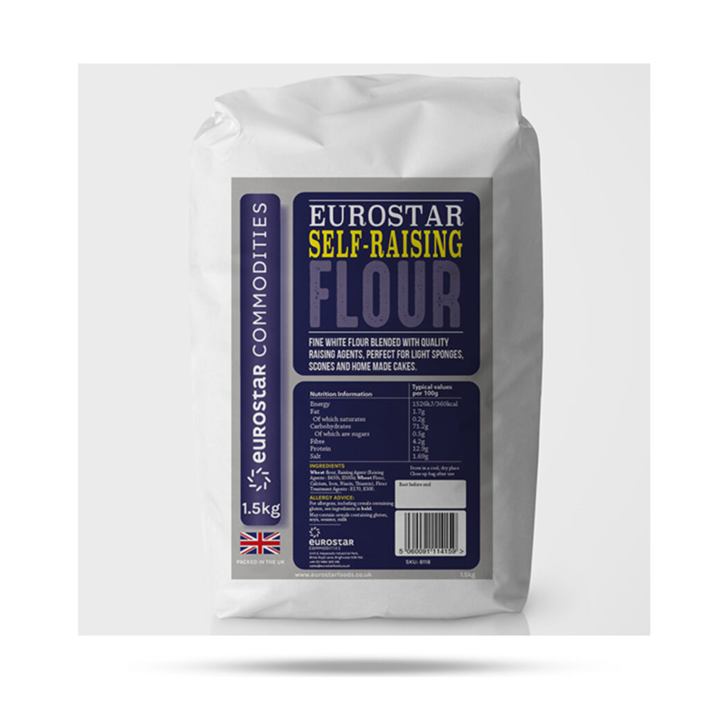 Eurostar Self Raising Flour 1.5kg • Hallans