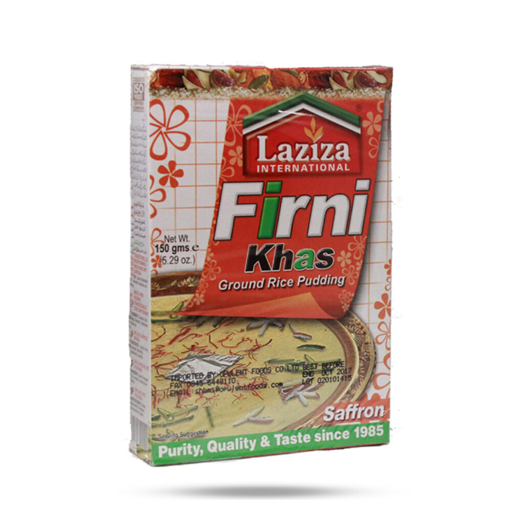 Laziza Firni Khas Saffron Pudding Mix 150g • Hallans