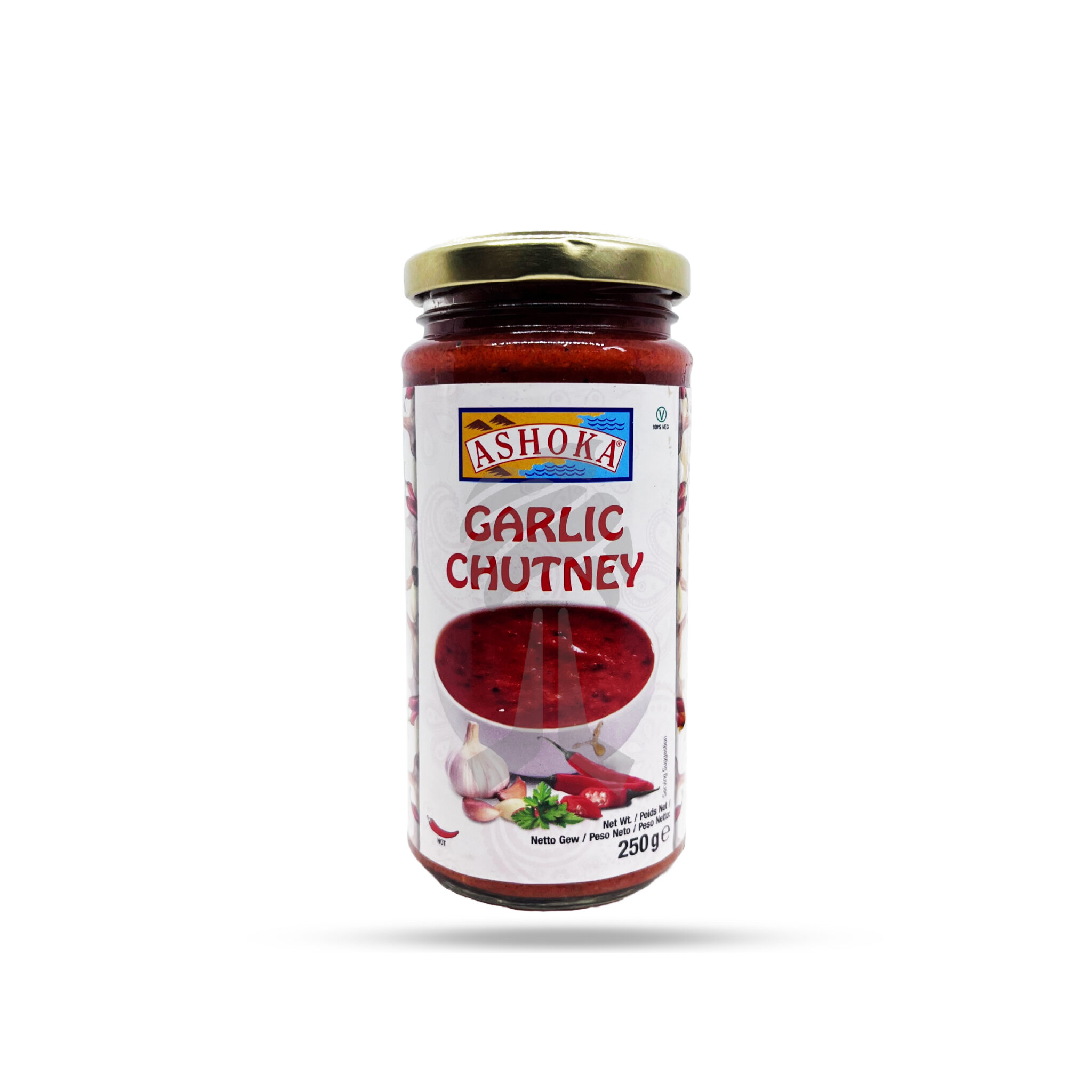 Ashoka Garlic Chutney 250g • Hallans
