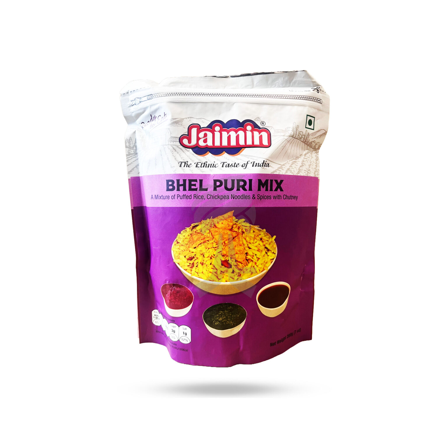 Jaimin Bhel Puri Mix 200g • Hallans