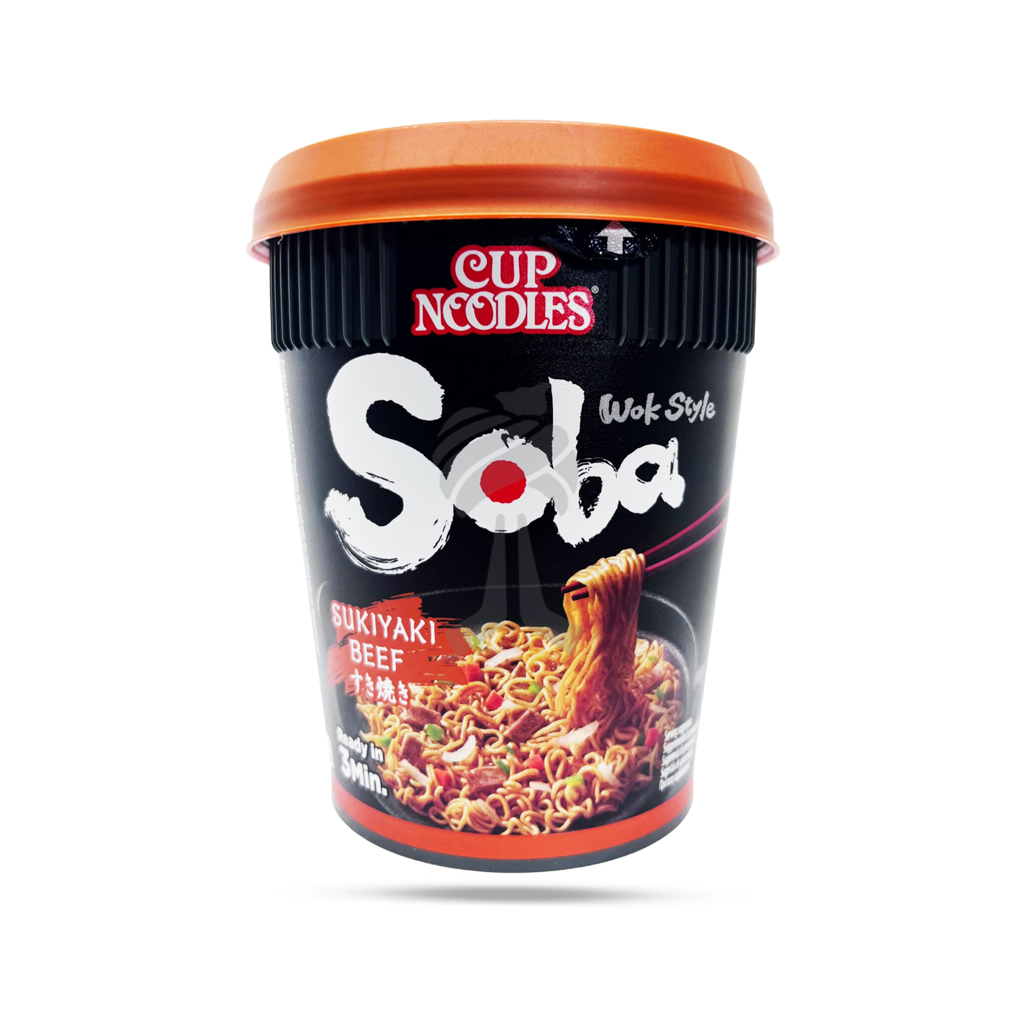 Nissin Soba Sukiyaki Beef Cup Noodles 89g • Hallans