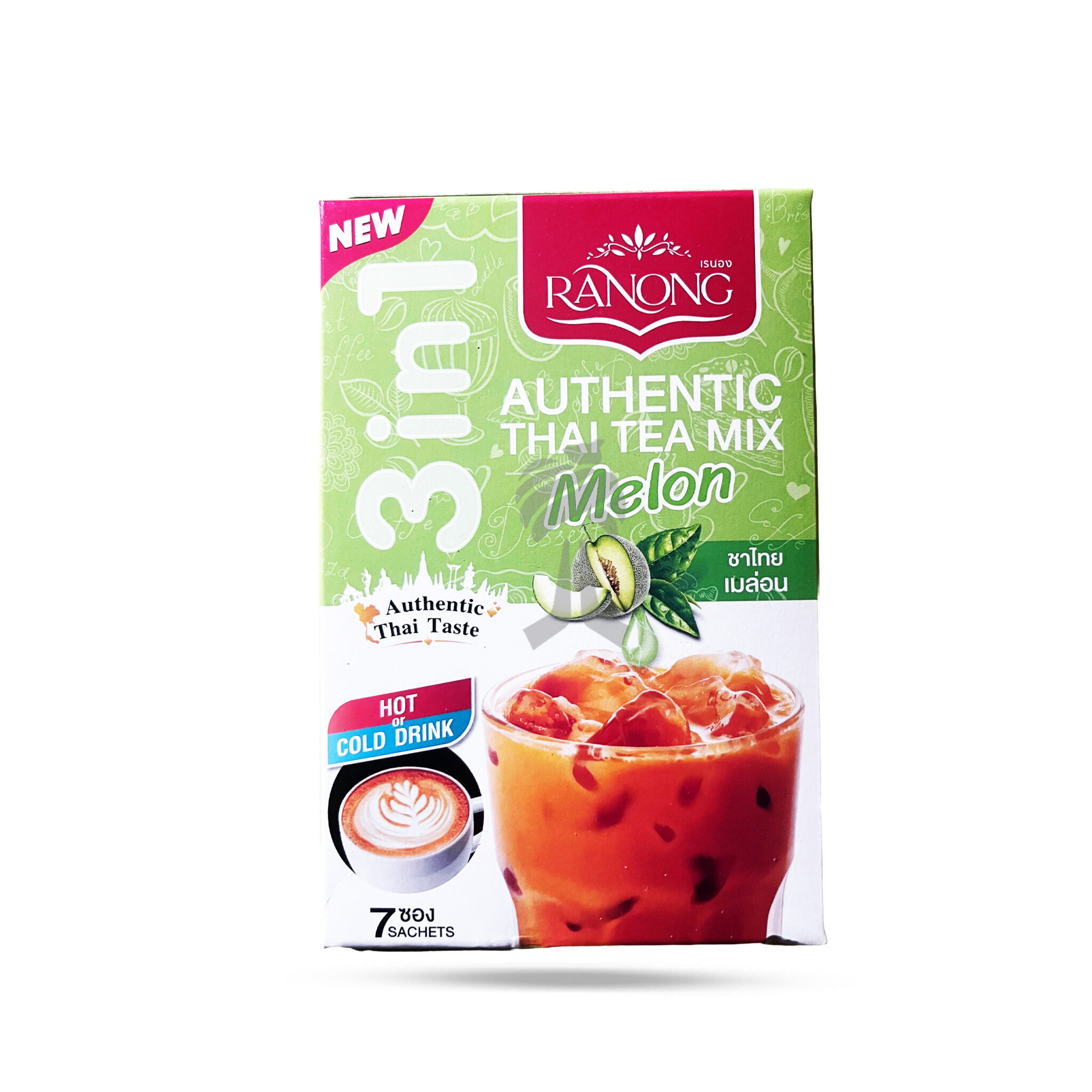 Ranong Tea Thai Tea Mix With Melon Flavour 175g • Hallans